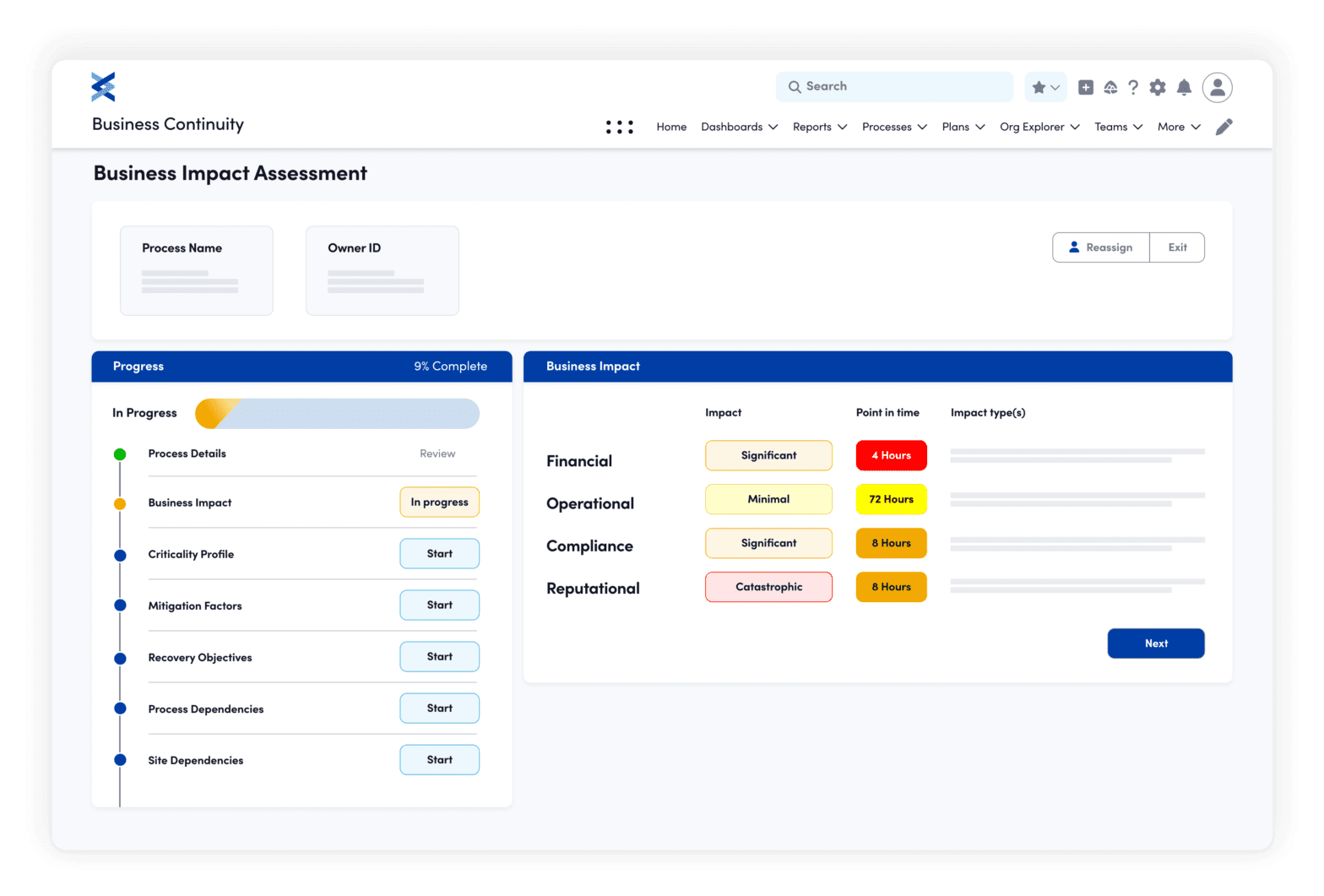 Business Continuity Management Software - Fusion Risk Management