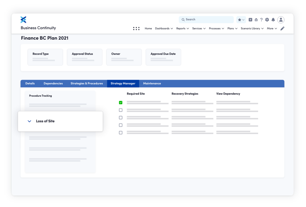 Business Continuity Management Software - Fusion Risk Management